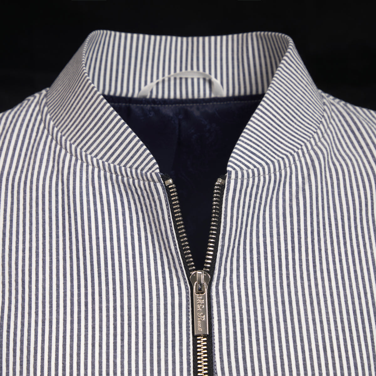 Seersucker Bomber Jacket – Mark Russell Custom Clothing